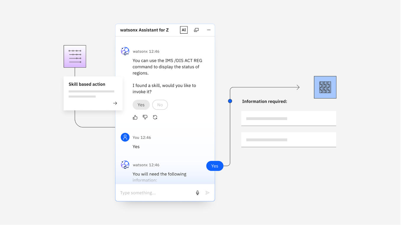 Build Mainframe skills faster with watsonx Assistant for Z - IBM Developer